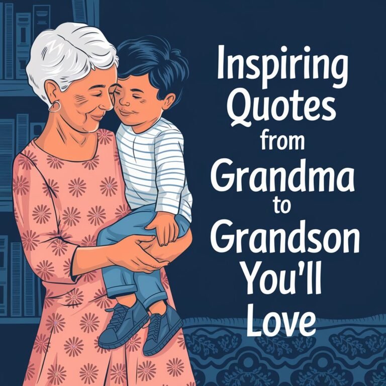 50 Inspiring Quotes From Grandma To Grandson You’ll Love