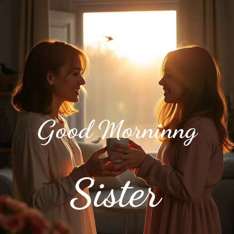 Beautiful Good Morning Sister Images To Share Today