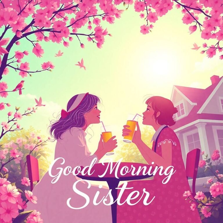 Beautiful Good Morning Sister Images To Share Today