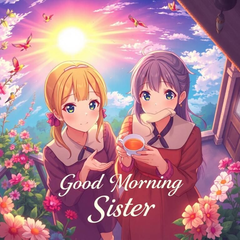 Beautiful Good Morning Sister Images To Share Today