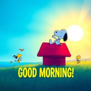 Cheerful Good Morning Snoopy Pics To Share