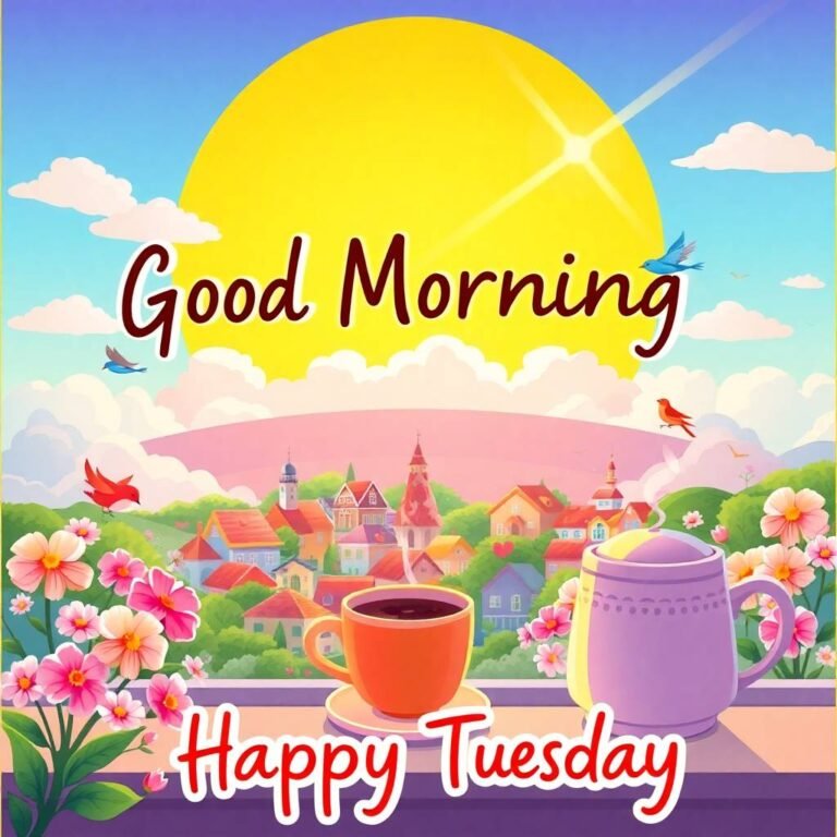 Bright & Positive Good Morning Tuesday Images