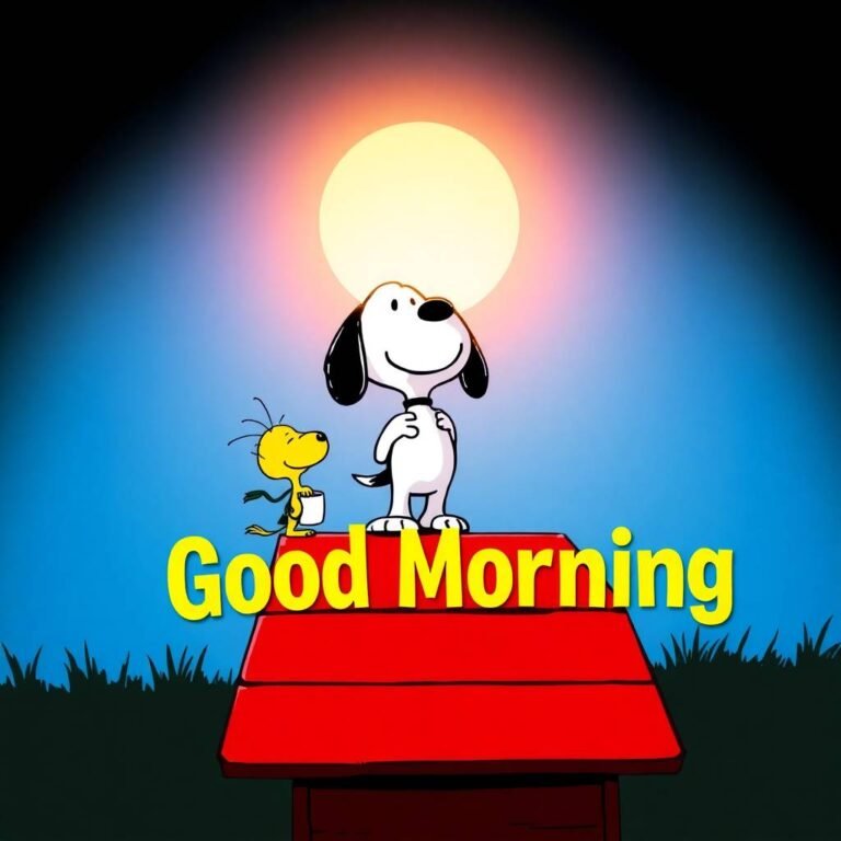 Cheerful Good Morning Snoopy Pics To Share