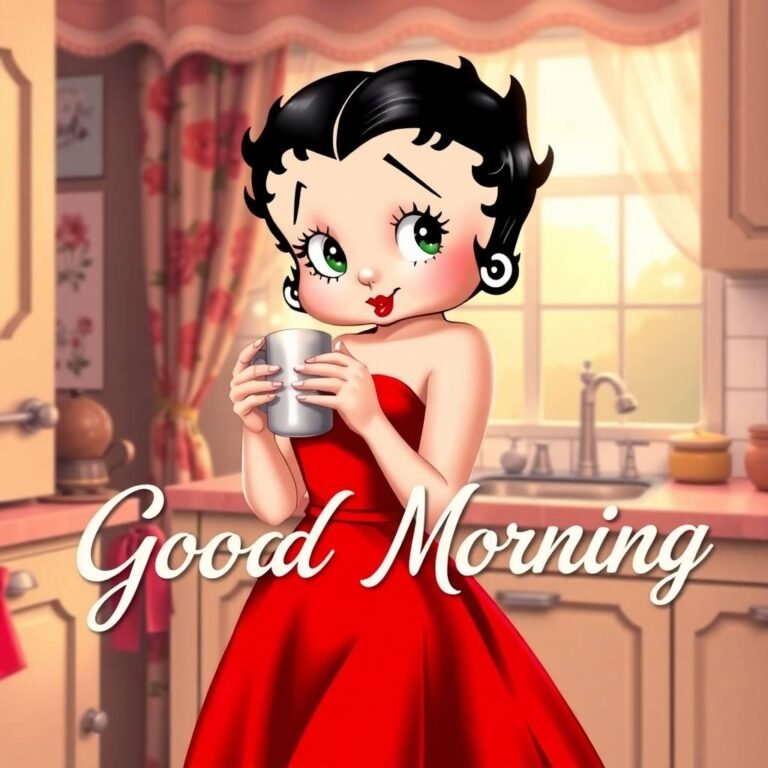 30+ Chic Betty Boop Good Morning Images