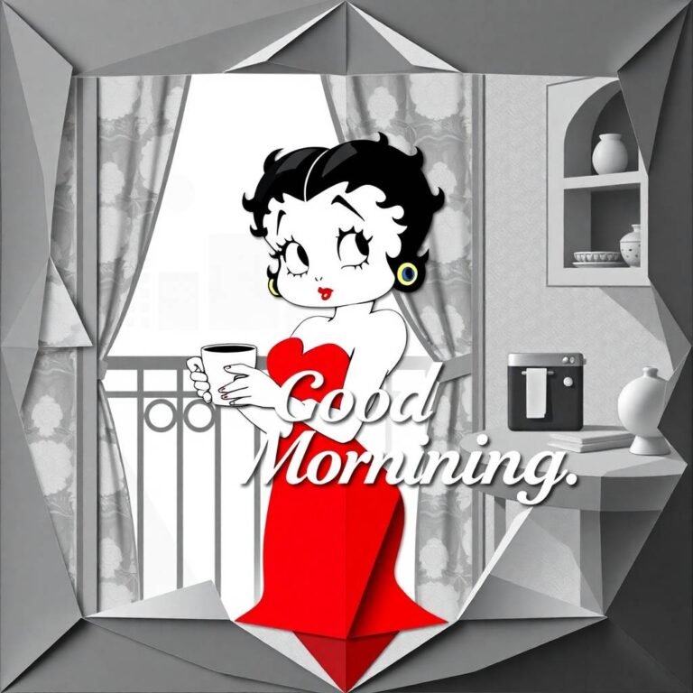 30+ Chic Betty Boop Good Morning Images