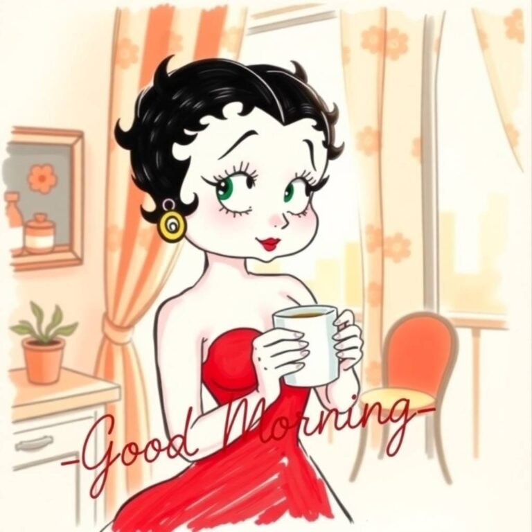 30+ Chic Betty Boop Good Morning Images