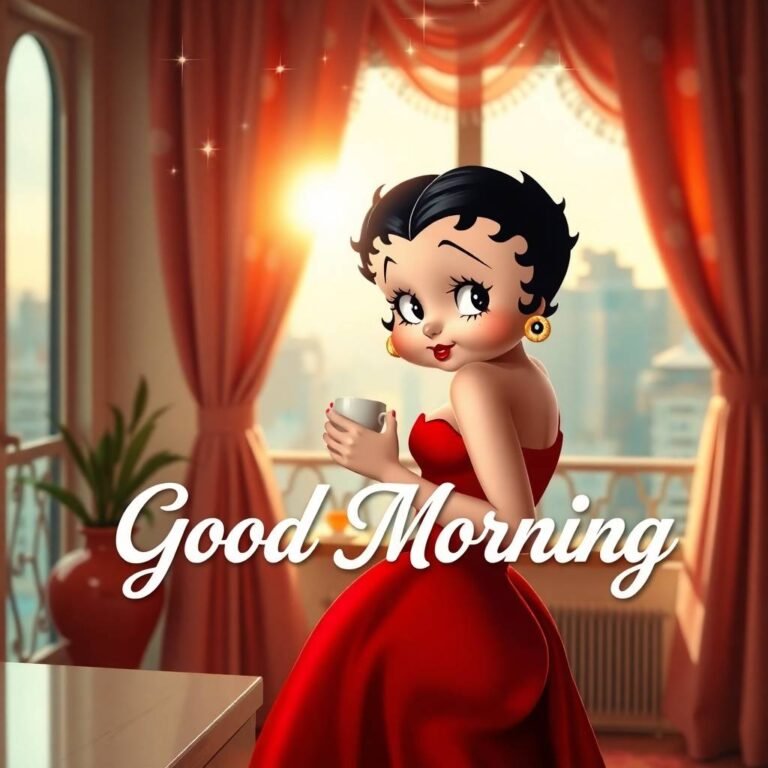 30+ Chic Betty Boop Good Morning Images