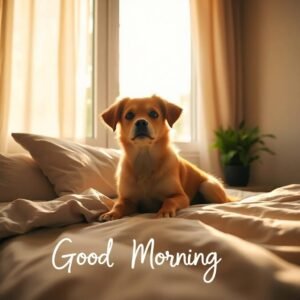 30+ Cute Good Morning Pictures With Dogs