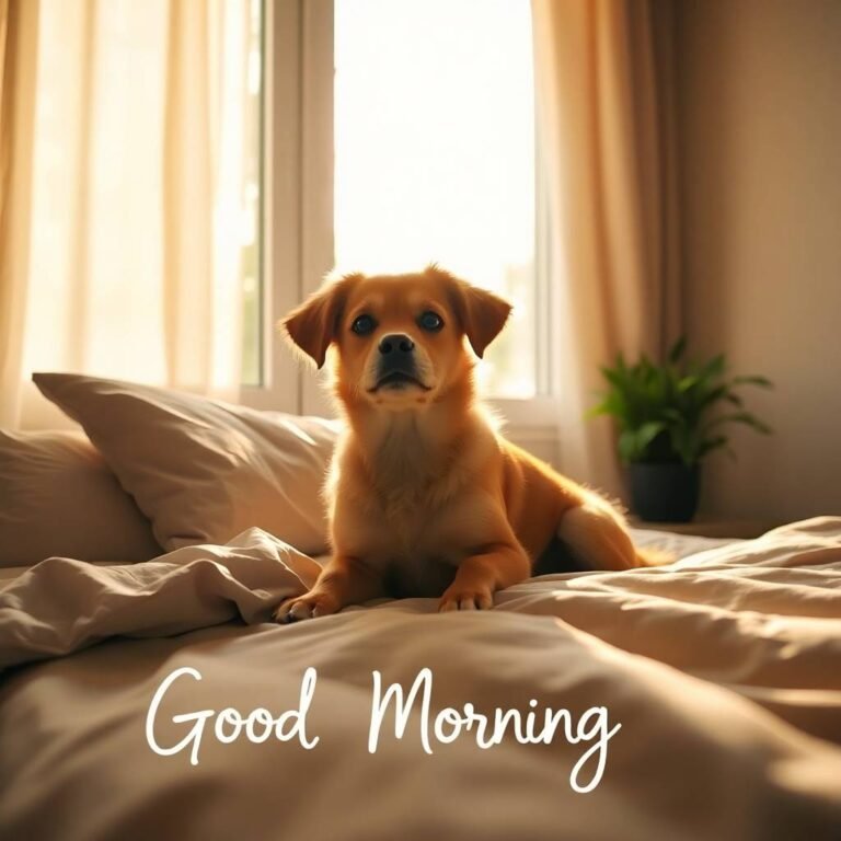 30+ Cute Good Morning Pictures With Dogs