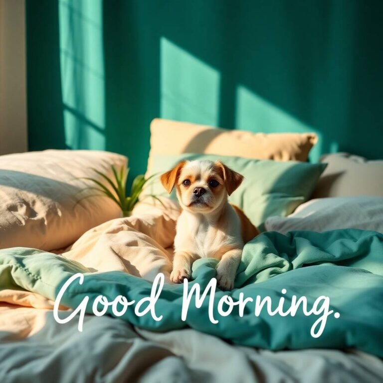 30+ Cute Good Morning Pictures With Dogs