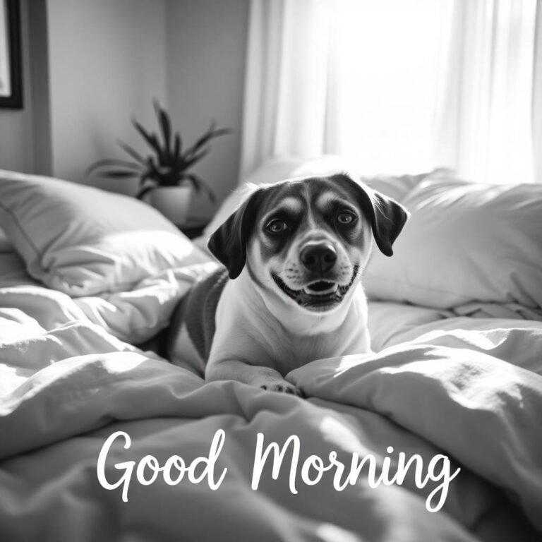 30+ Cute Good Morning Pictures With Dogs