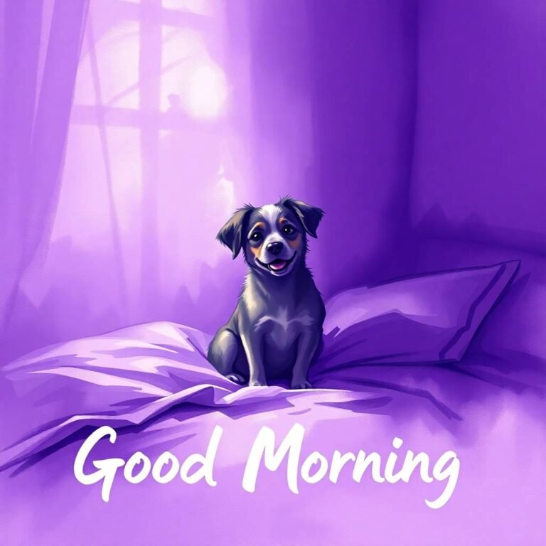 30+ Cute Good Morning Pictures With Dogs
