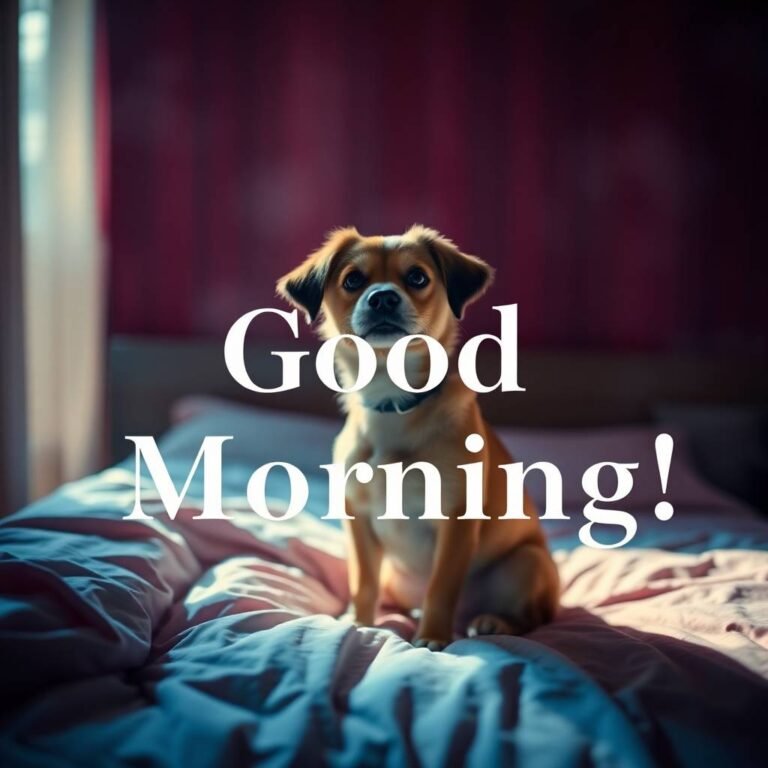 30+ Cute Good Morning Pictures With Dogs