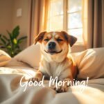 30+ Cute Good Morning Pictures With Dogs