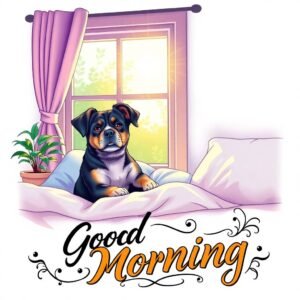 30+ Cute Good Morning Pictures With Dogs