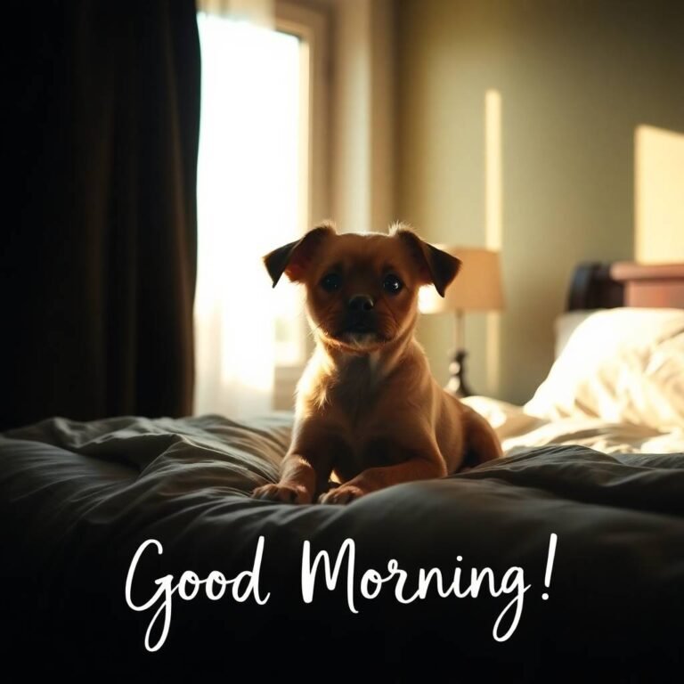 30+ Cute Good Morning Pictures With Dogs