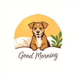 30+ Cute Good Morning Pictures With Dogs