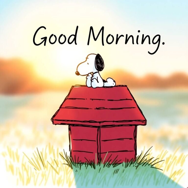 Cheerful Good Morning Snoopy Pics To Share