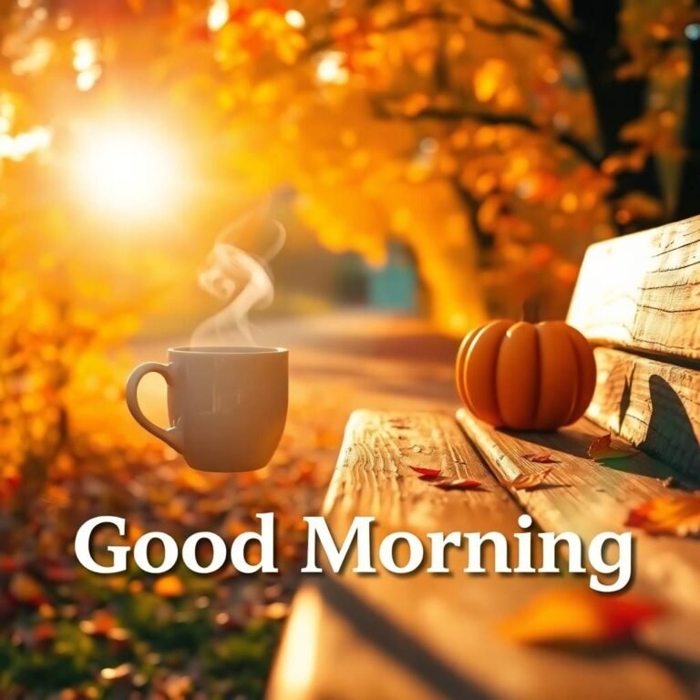 30+ Cozy Good Morning Fall Images To Share