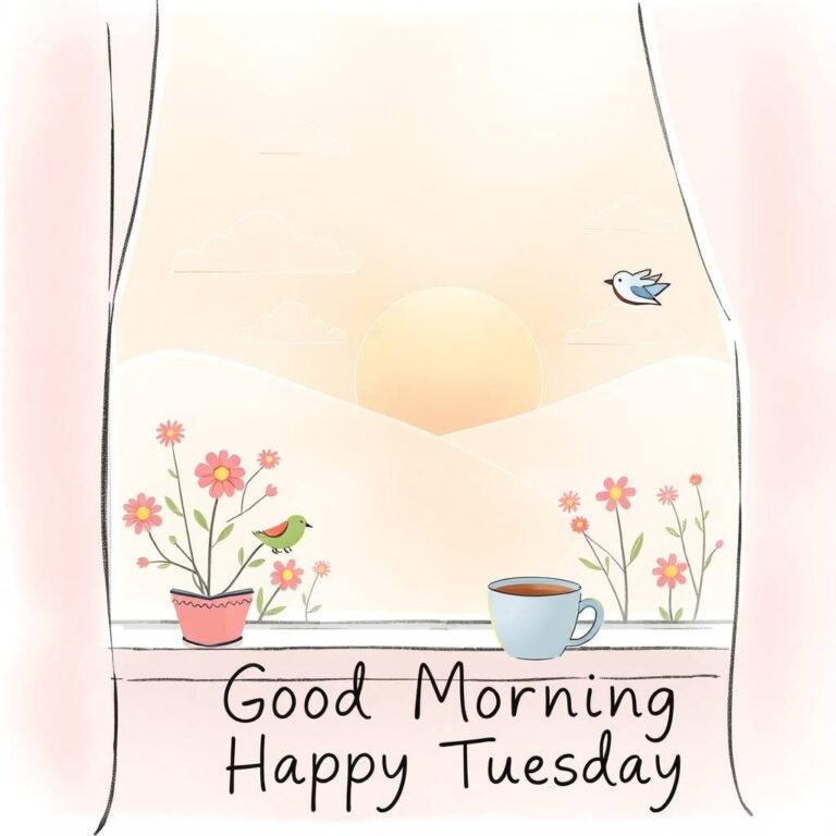 Bright & Positive Good Morning Tuesday Images