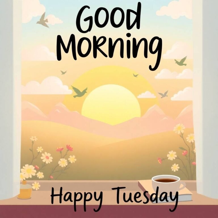 Bright & Positive Good Morning Tuesday Images