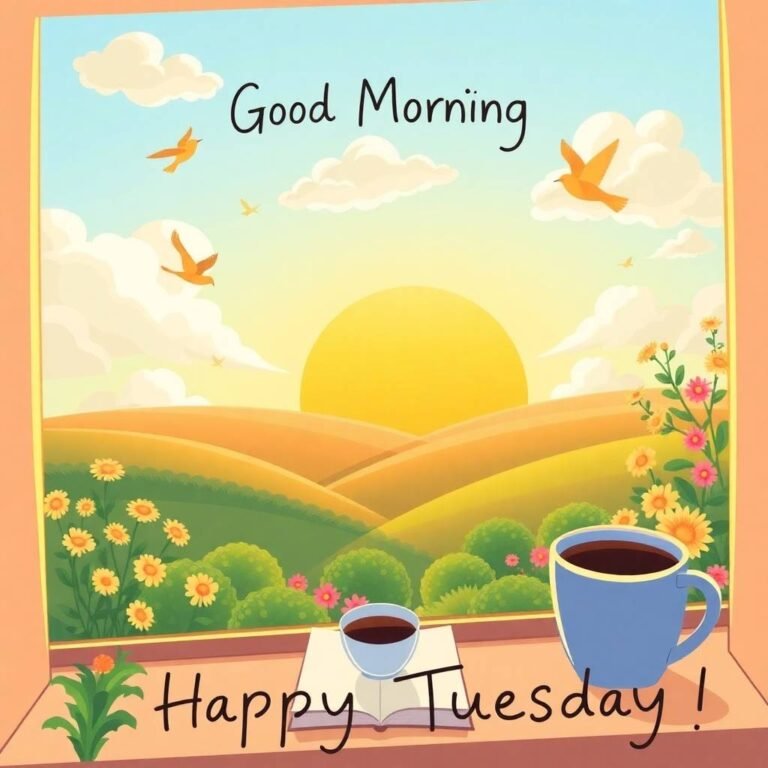 Bright & Positive Good Morning Tuesday Images