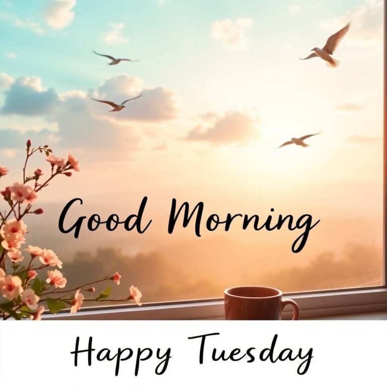 Bright & Positive Good Morning Tuesday Images