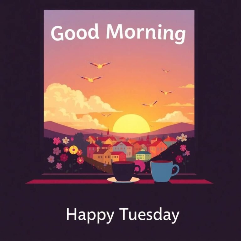 Bright & Positive Good Morning Tuesday Images