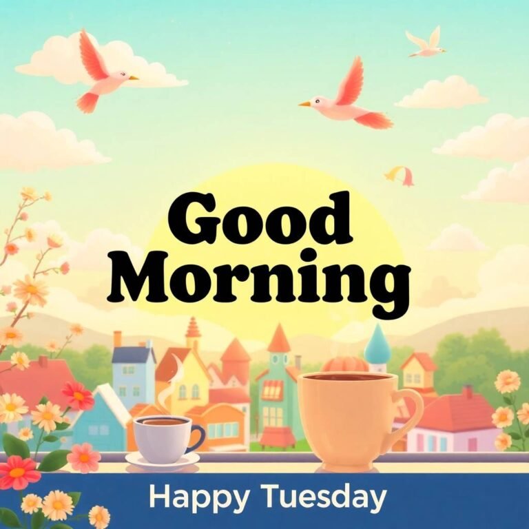 Bright & Positive Good Morning Tuesday Images