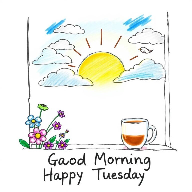 Bright & Positive Good Morning Tuesday Images