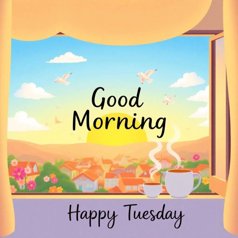 Bright & Positive Good Morning Tuesday Images