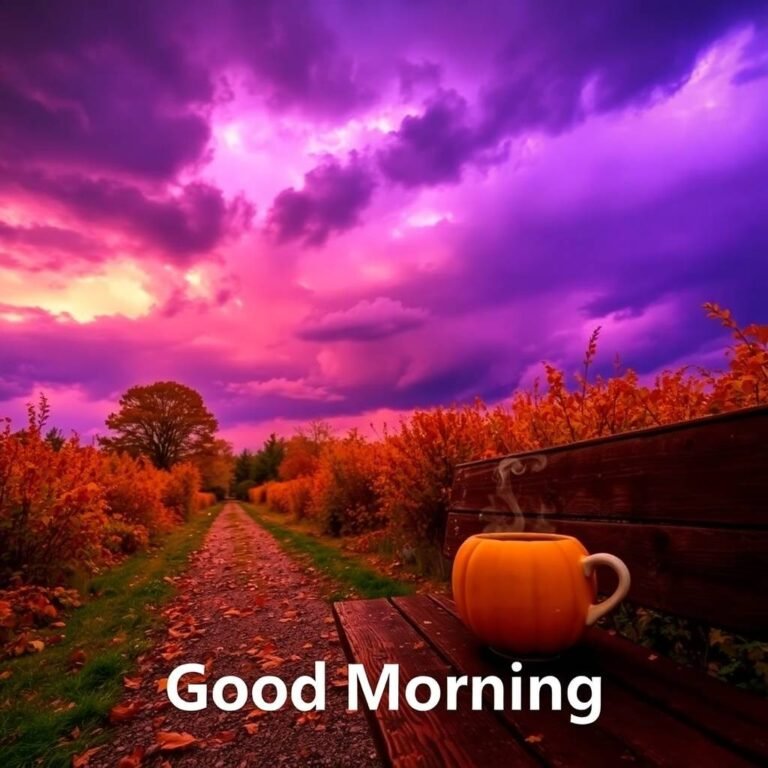 30+ Cozy Good Morning Fall Images To Share
