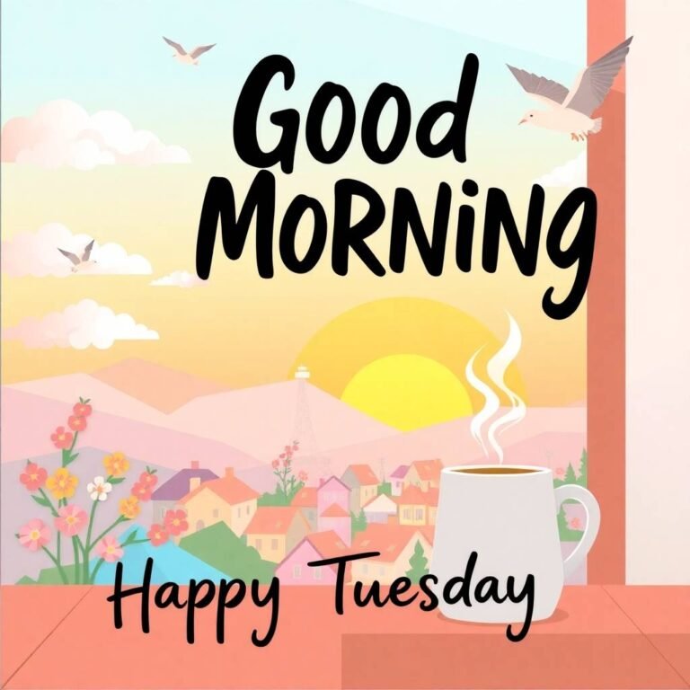 Bright & Positive Good Morning Tuesday Images