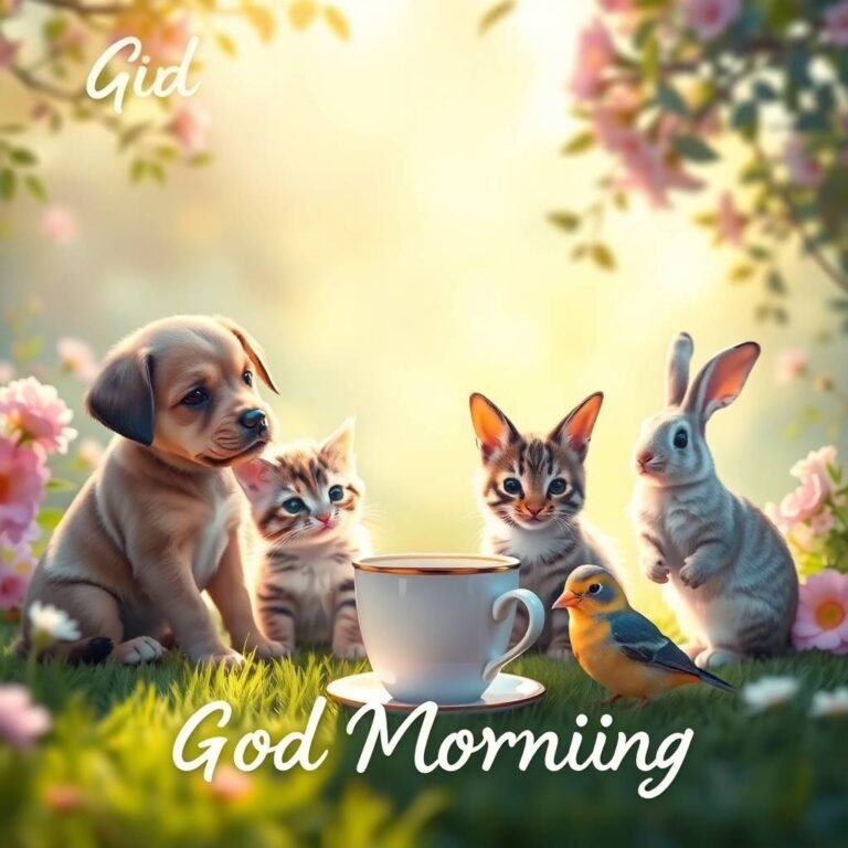 Good Morning With Animals Images To Share