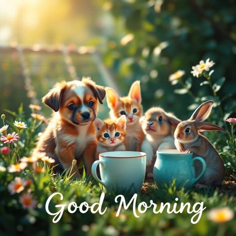 Good Morning With Animals Images To Share