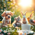 Good Morning With Animals Images To Share