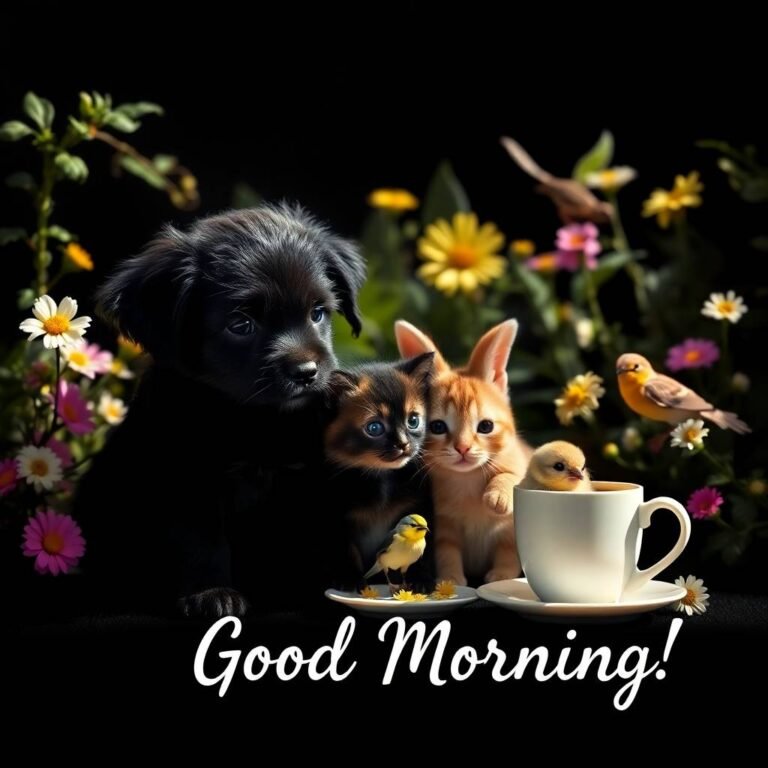 Good Morning With Animals Images To Share