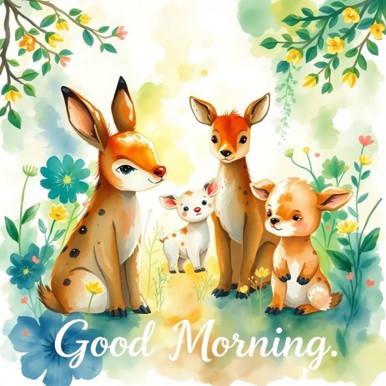 Good Morning With Animals Images To Share