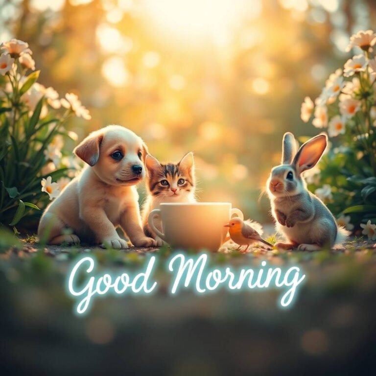 Good Morning With Animals Images To Share