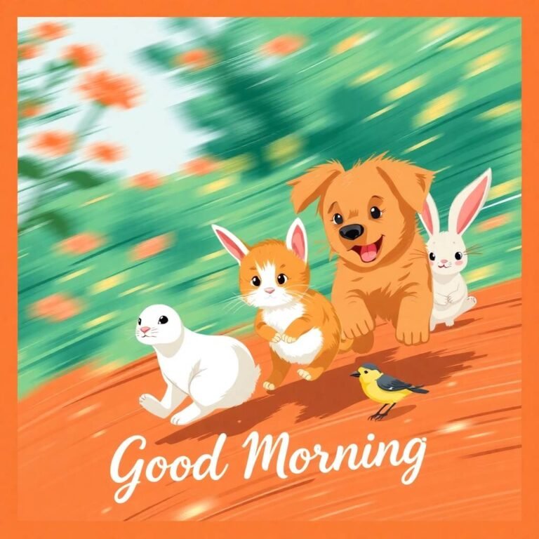 Good Morning With Animals Images To Share