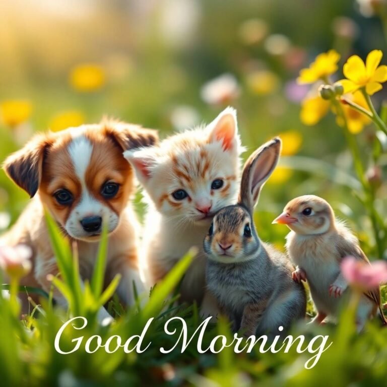 Good Morning With Animals Images To Share