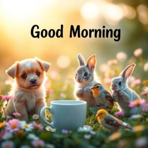 Good Morning With Animals Images To Share