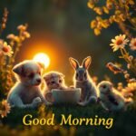Good Morning With Animals Images To Share