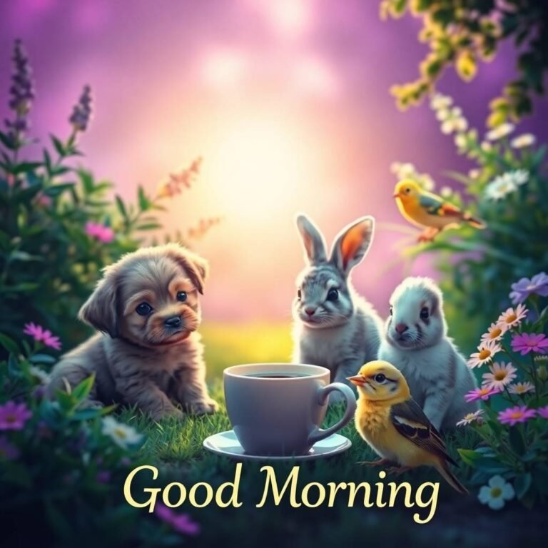 Good Morning With Animals Images To Share