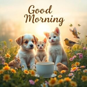 Good Morning With Animals Images To Share