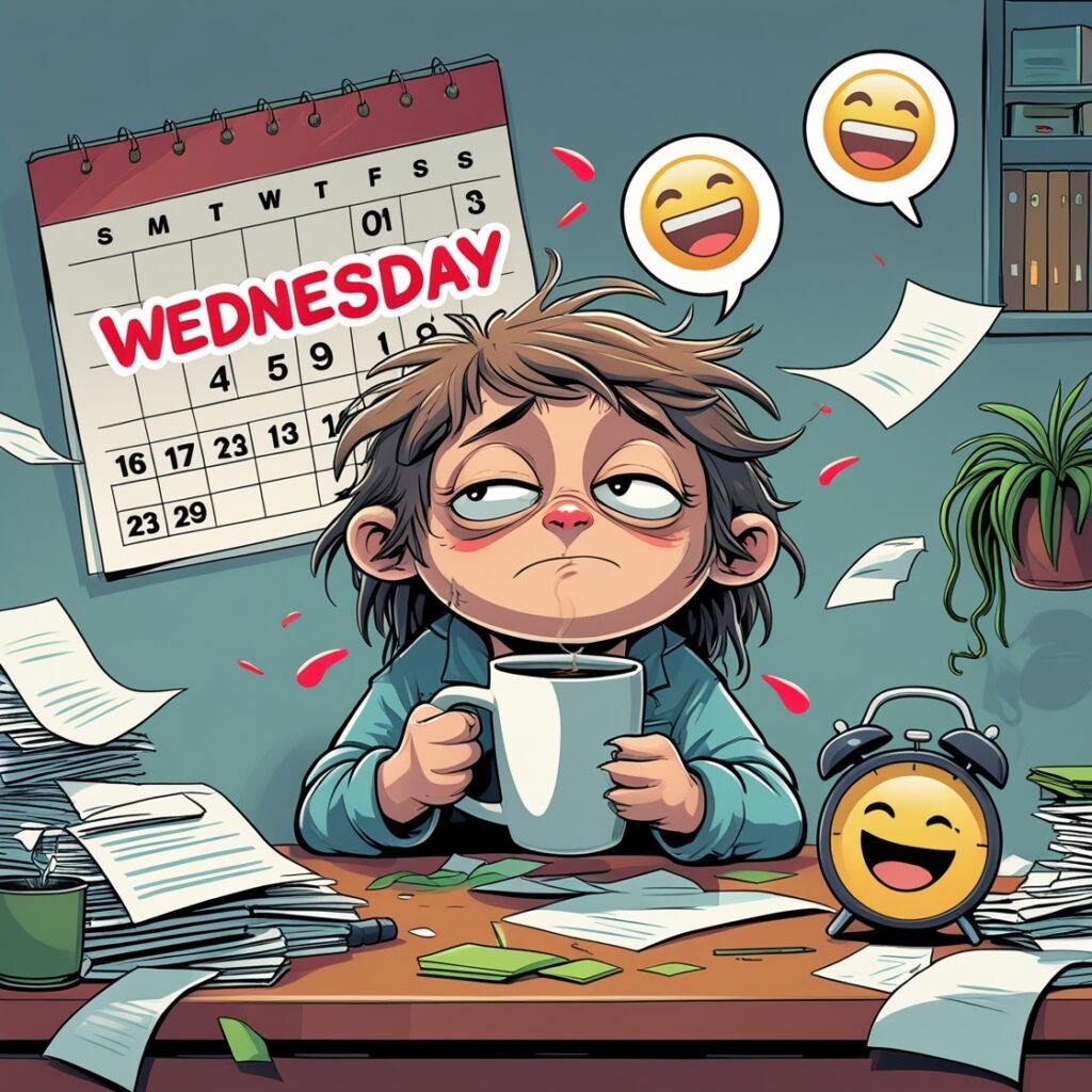 35+ Funny Wednesday Motivation Quotes For Work, Coffee & Mornings