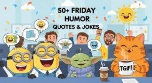 🥳 50+ Friday Humor Quotes And Jokes To Kickstart Your Weekend Laughs