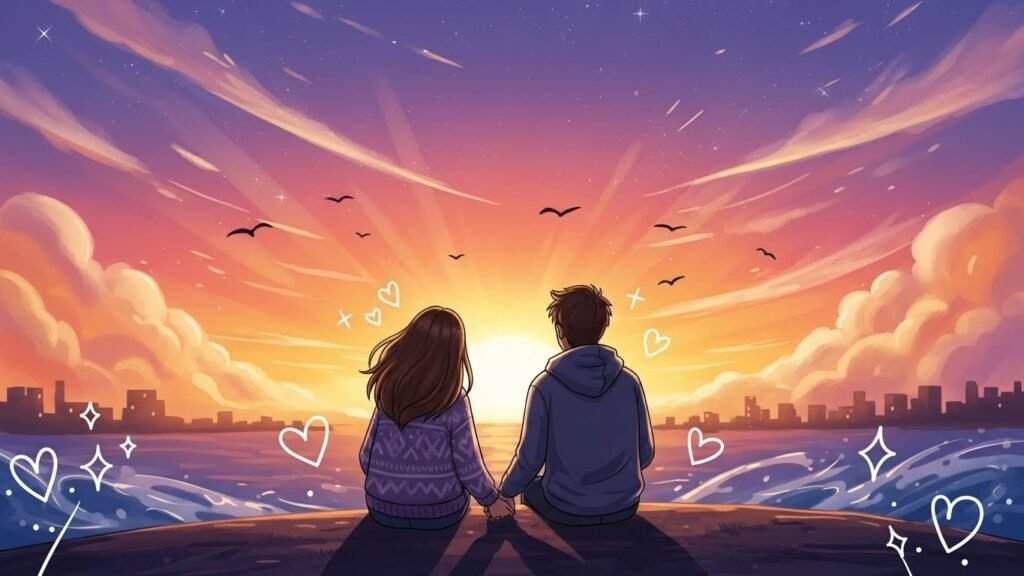 🌅 100+ Sunset Captions For Instagram Love Couple (Romantic, Short ...